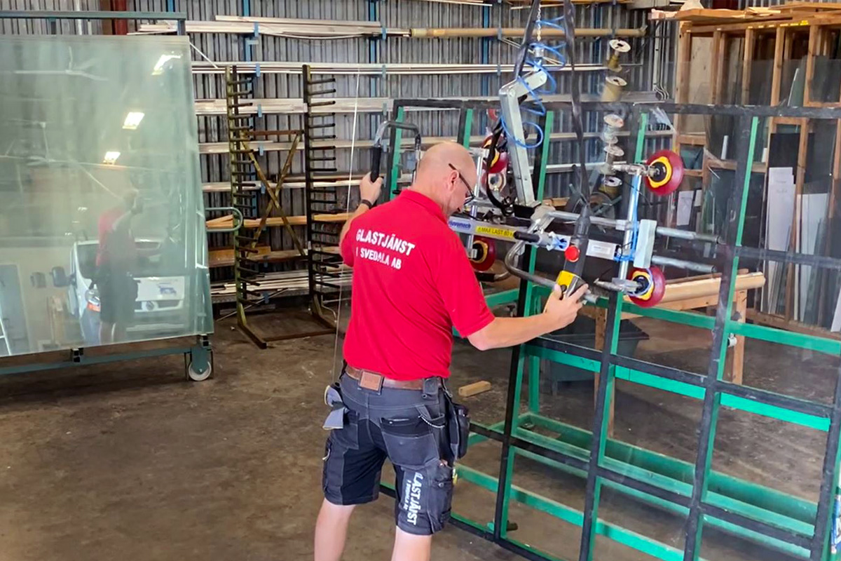 Glass handling AGR - Movomech