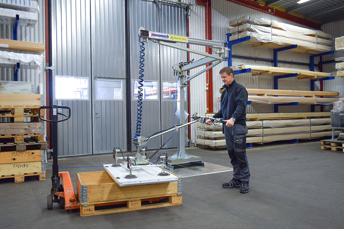 Mechline Pro Crane - Mobile articulated jib crane - Movomech