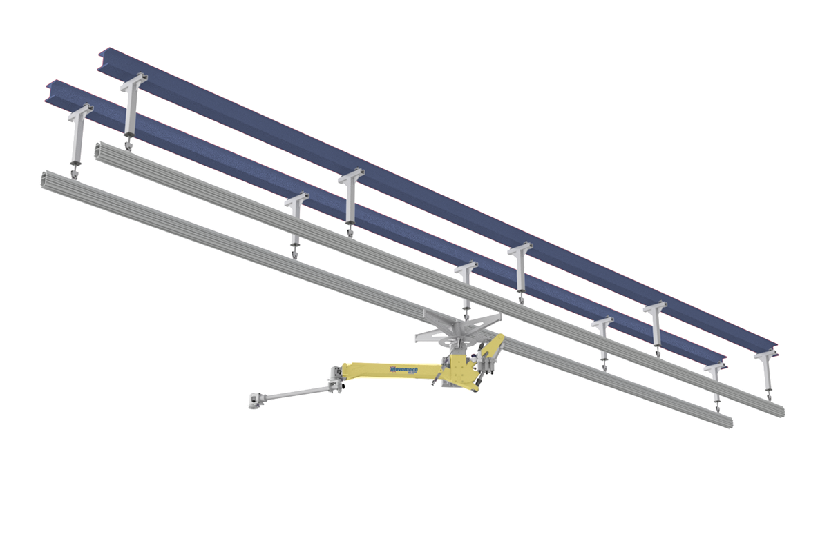 Ceiling-mounted support structures - Movomech