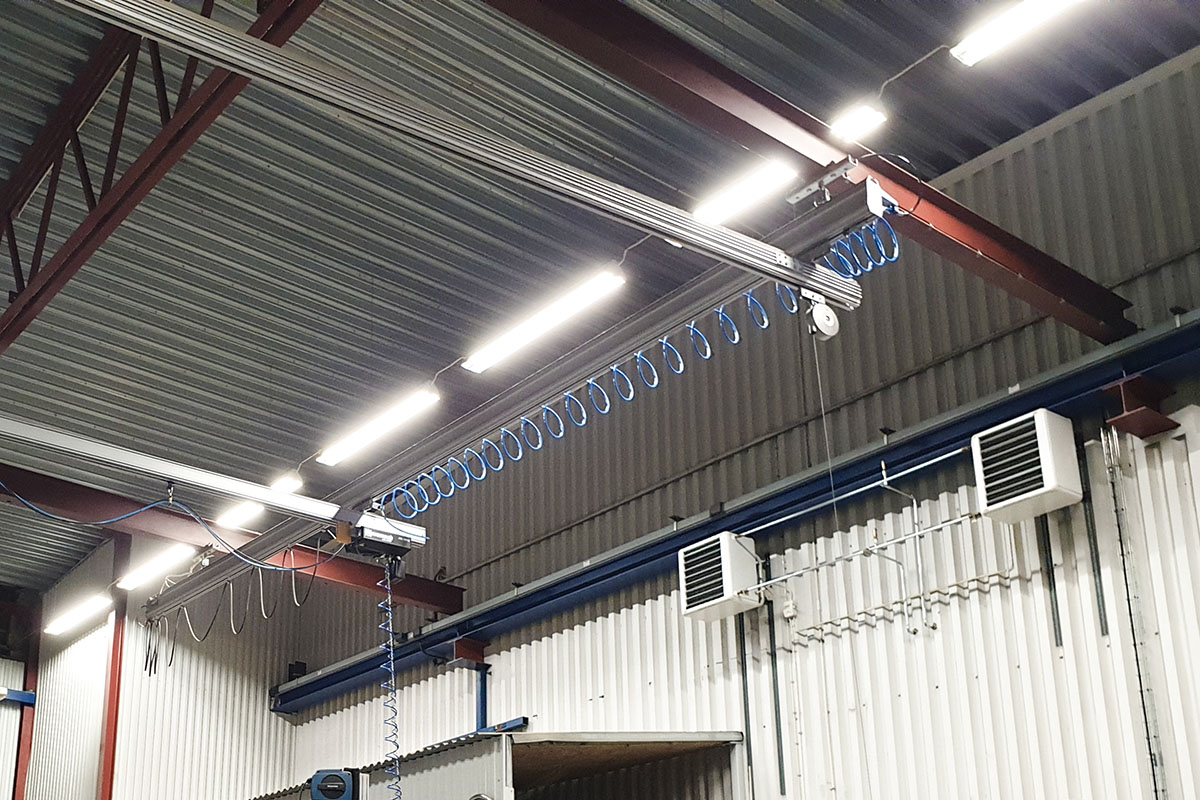 Ceiling-mounted support structures - Movomech