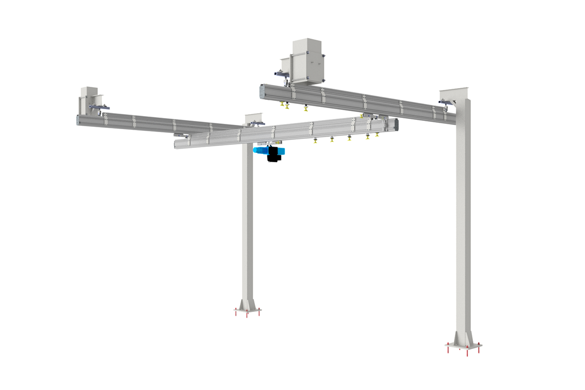 Floor-mounted support structures - Movomech